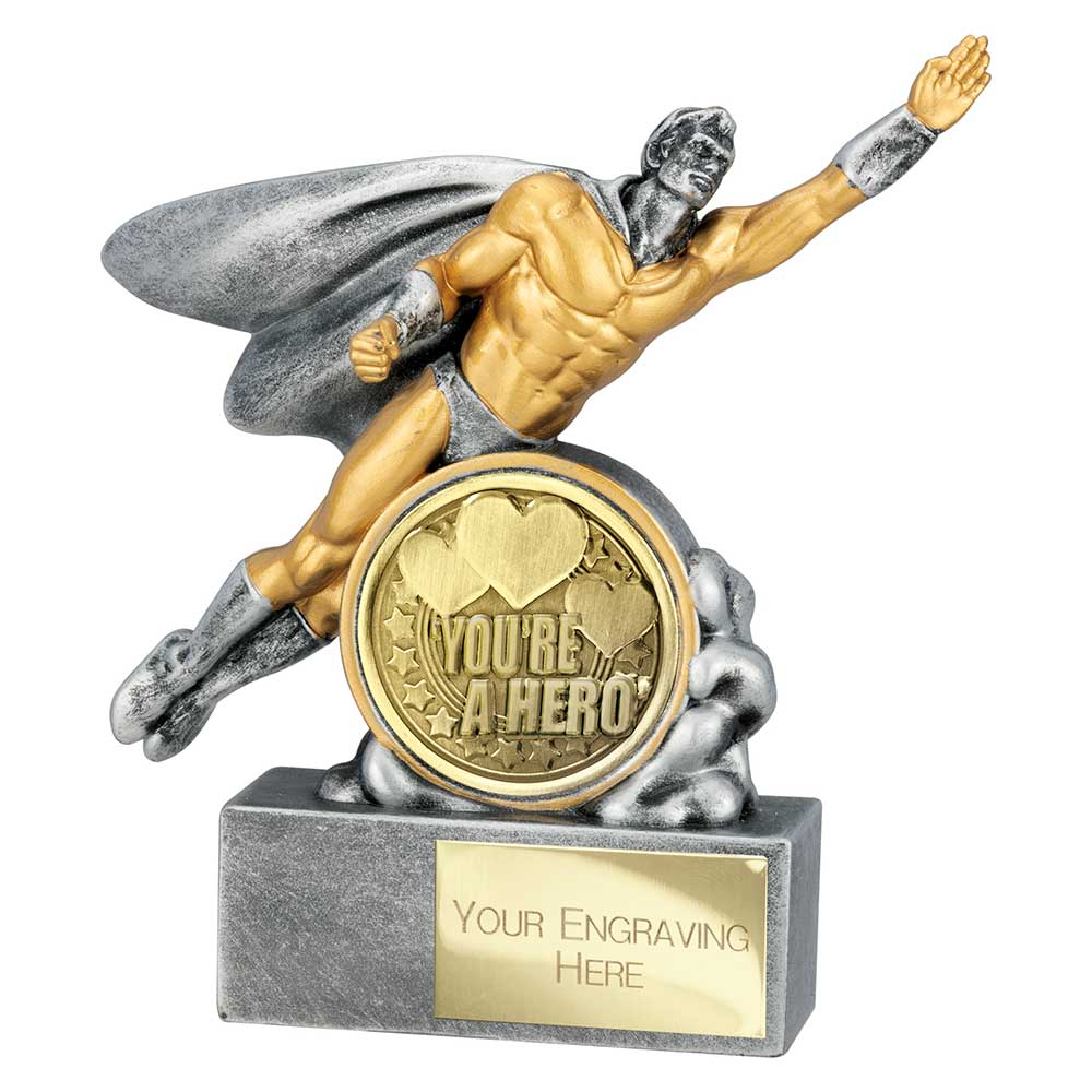 Hero Male You're a Hero Award Trophy | North East Trophies