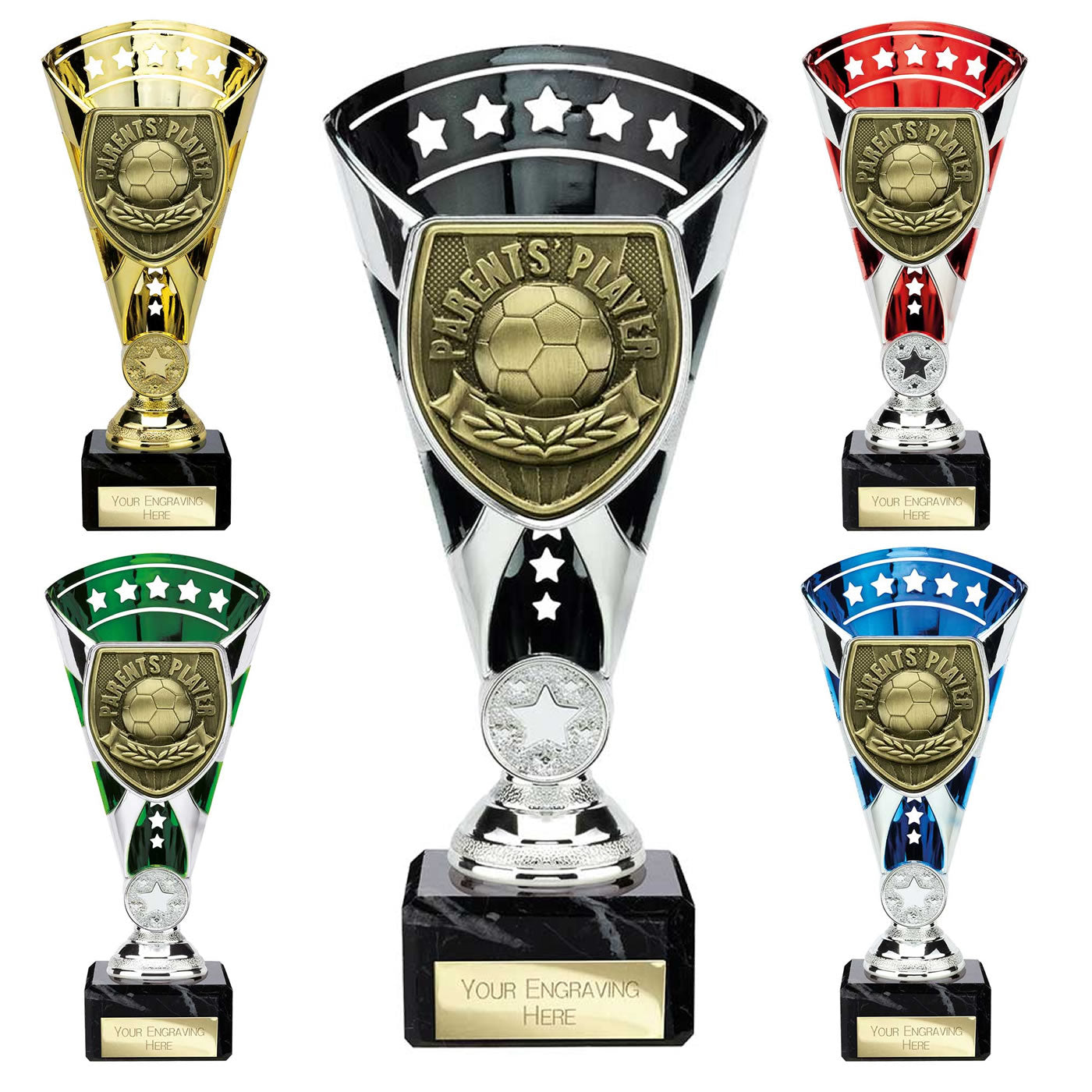Cobra Star Cup Parents Player Football Trophy Award - Gold | North East ...