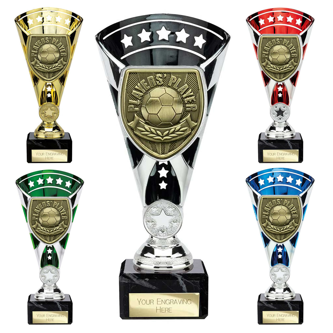 Cobra Star Cup Players Player Football Trophy Award - Gold | North East ...