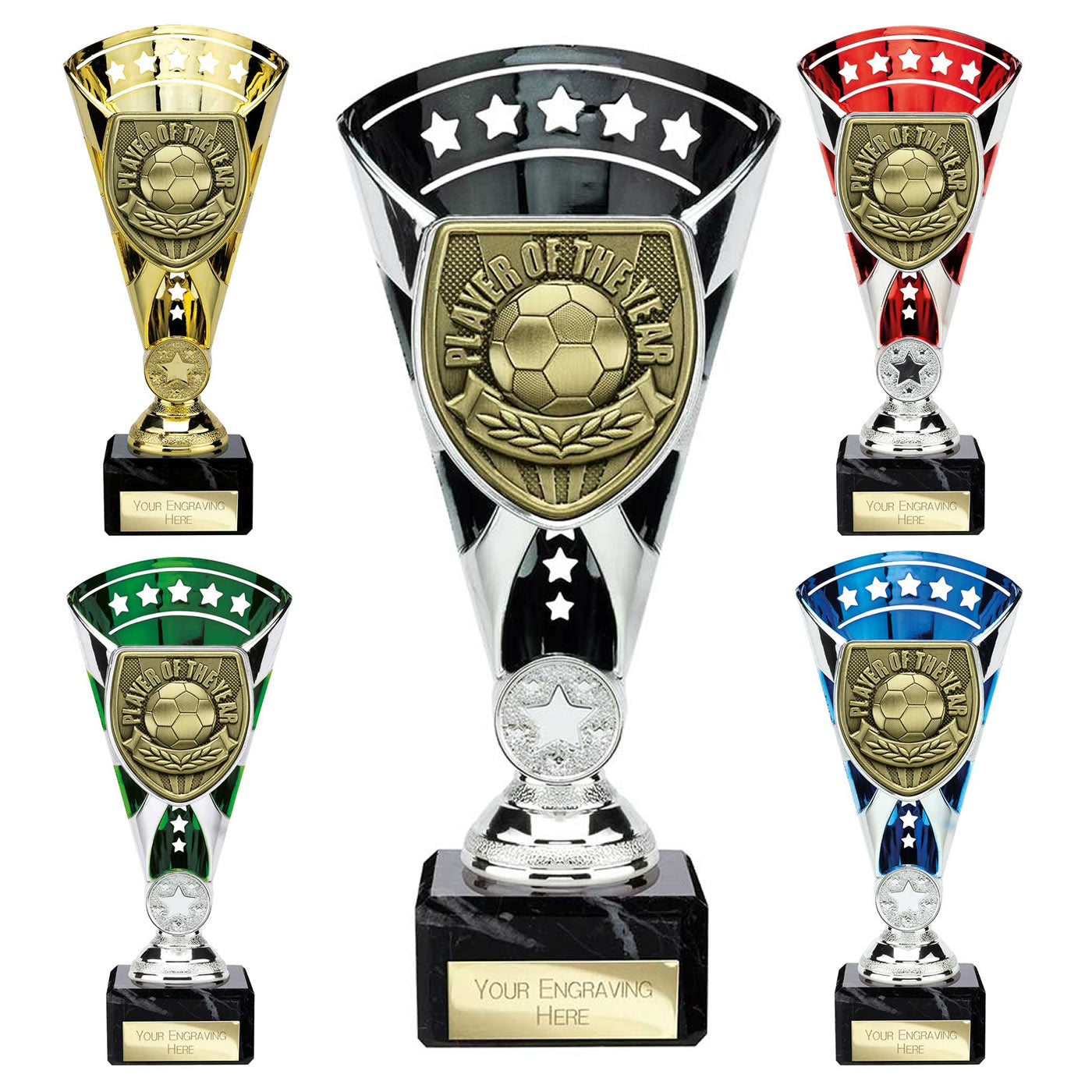 Cobra Star Cup Player of the Year Football Trophy Award - Gold | North ...