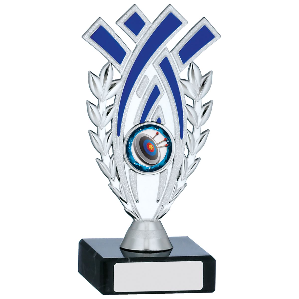 Multi Sport Silver and Blue Laurel Trophy – North East Trophies
