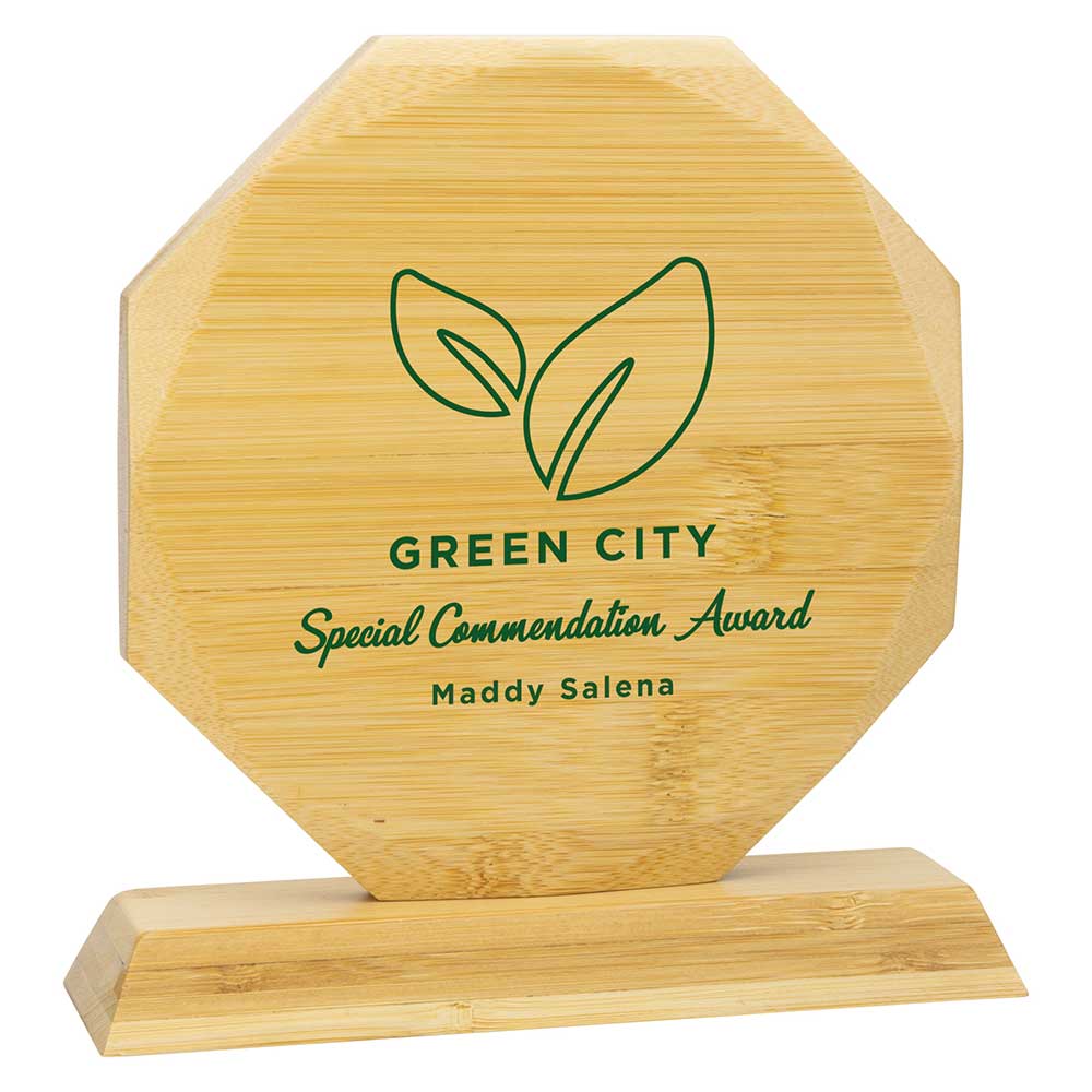 Aspire Bamboo Wooden Award Sustainable Trophy | North East Trophies