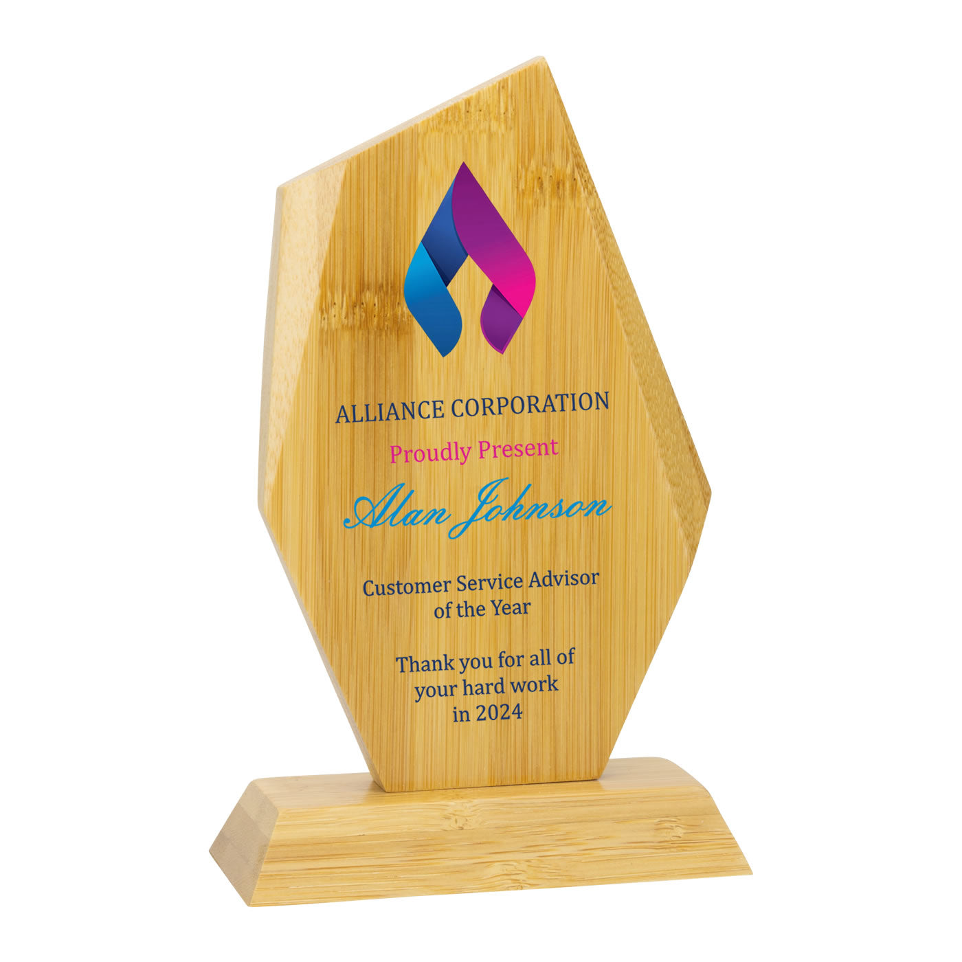 Discovery Bamboo Wooden Award Sustainable Trophy | North East Trophies