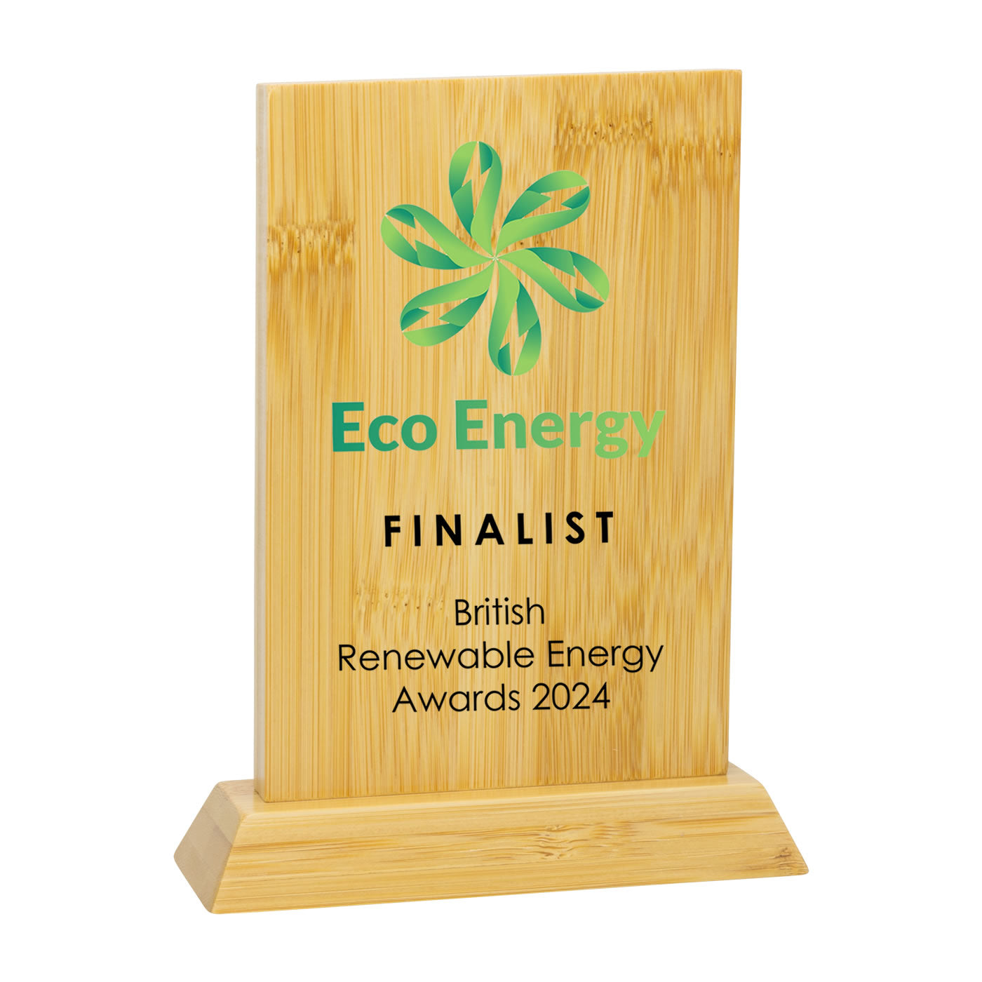 Kraken Bamboo Wooden Award Sustainable Trophy | North East Trophies