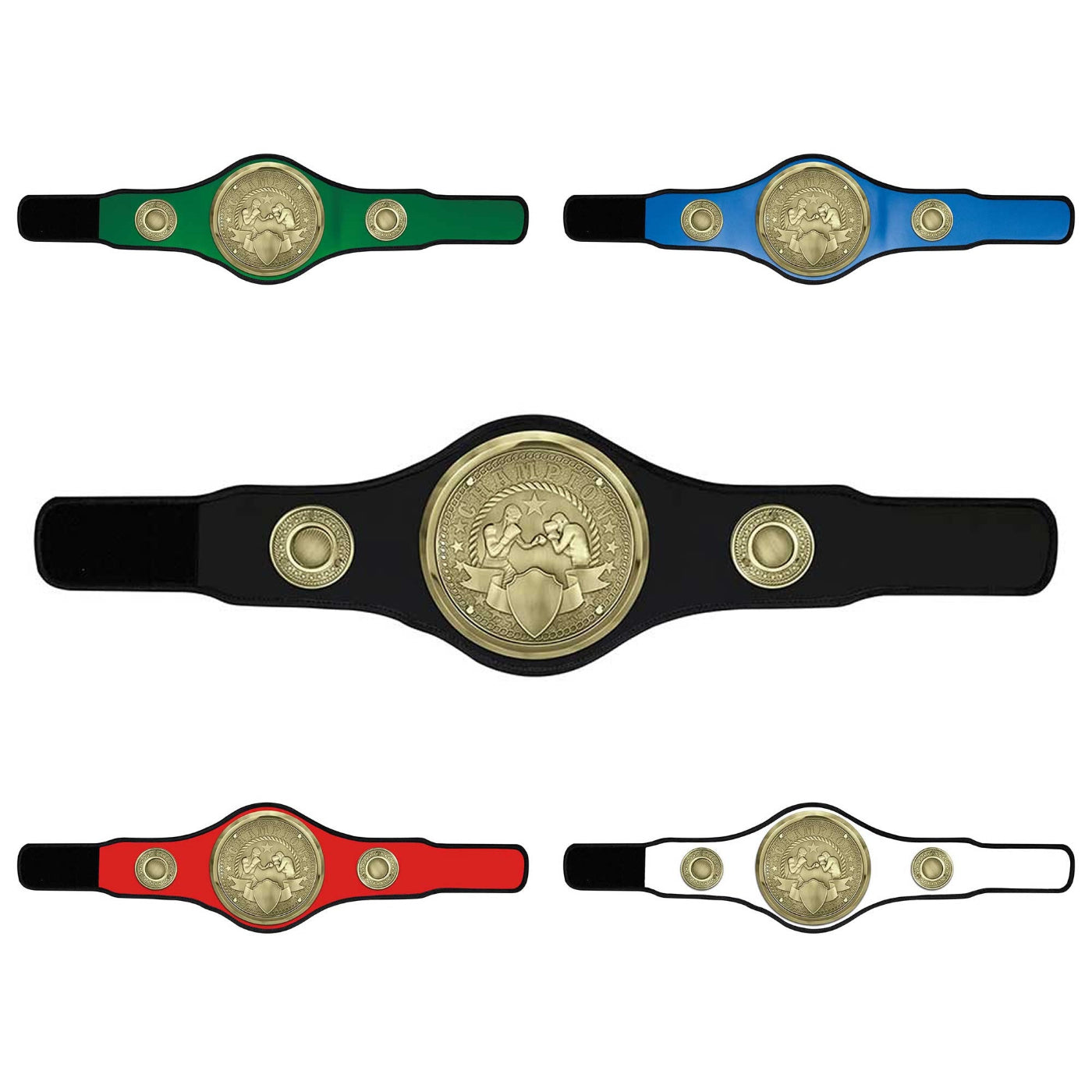 Boxing Champion Belt Award Black | North East Trophies
