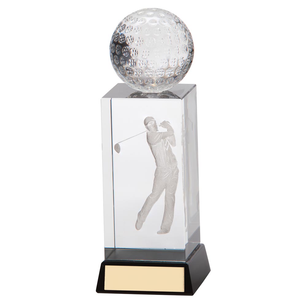 Stirling Golf Crystal Trophy Award | North East Trophies
