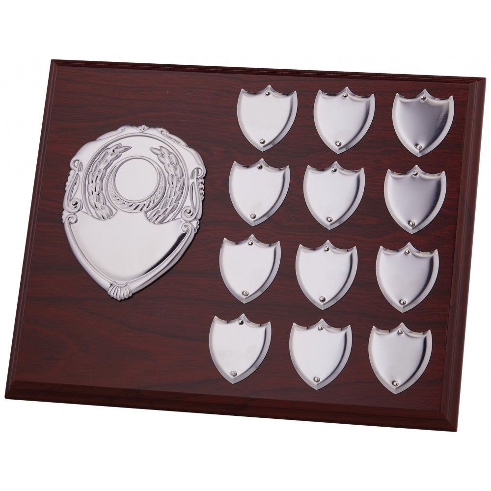 Royal Presentation Annual Plaque Award - 12 Shields | North East Trophies