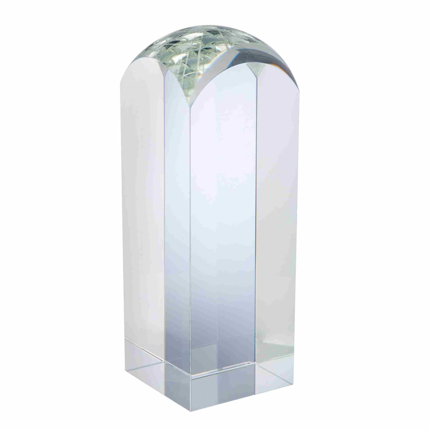 Clear Column Optical Crystal Award Trophy | North East Trophies