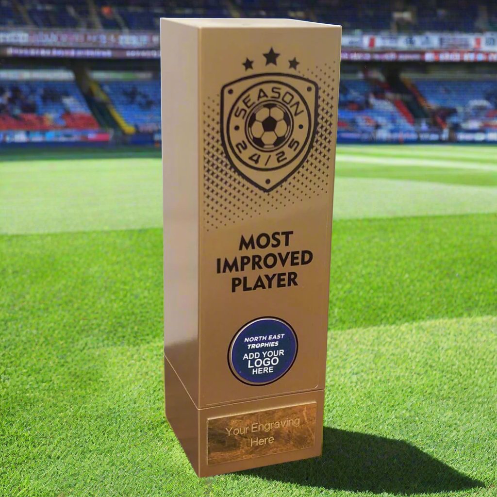 Prodigy Season 24/25 Most Improved Player Football Gold Trophy Award ...