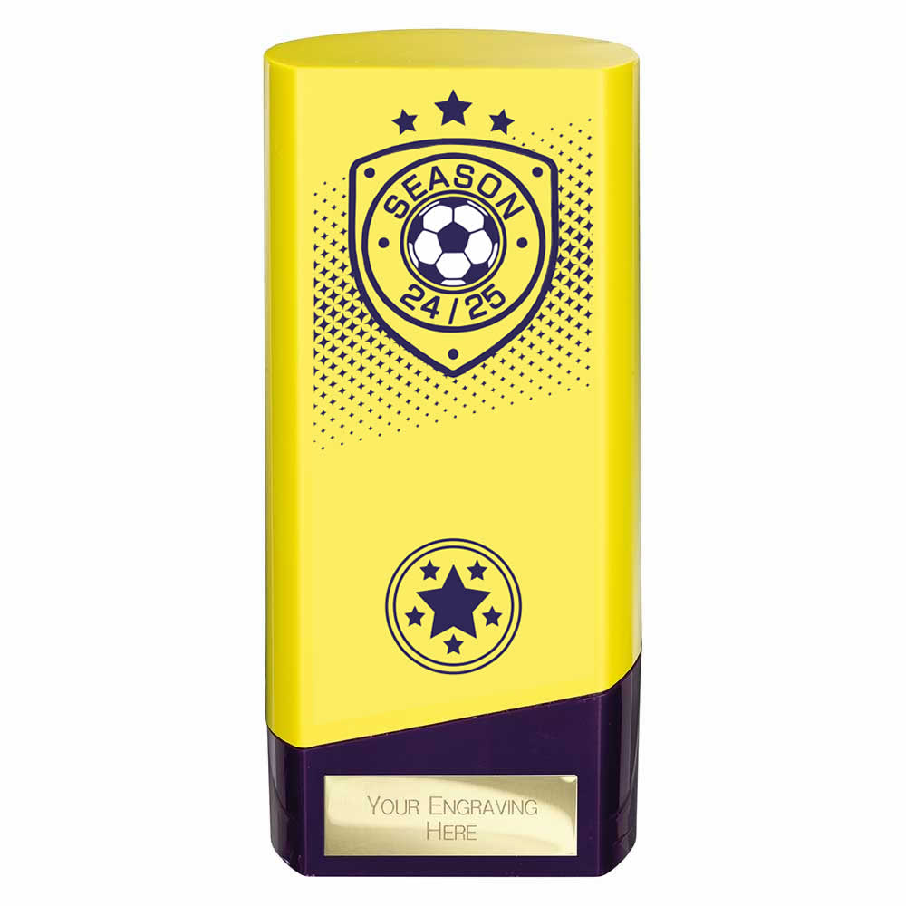Prime Heavyweight Football Trophy Award Season 24/25- Yellow & Purple ...