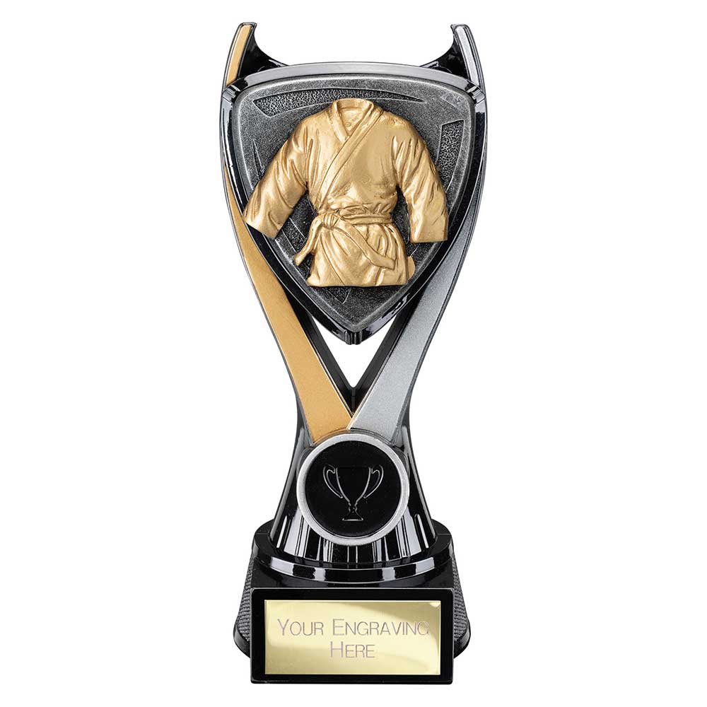 Wolverine Martial Arts Trophy Tower Carbon Black and Gold Fusion ...
