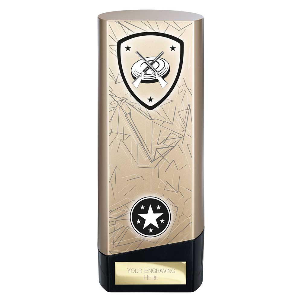 Prime Shooting Heavyweight Trophy Gold and Black | North East Trophies