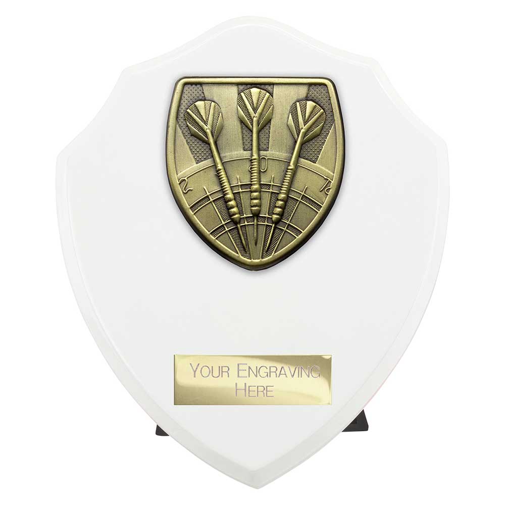 Cobra Darts Shield Award Arctic White | North East Trophies