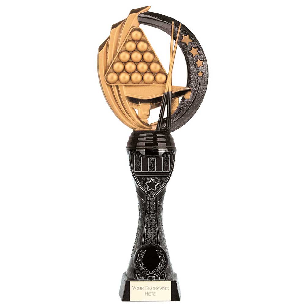 Renegade Heavyweight Snooker Trophy Award in Black – North East Trophies
