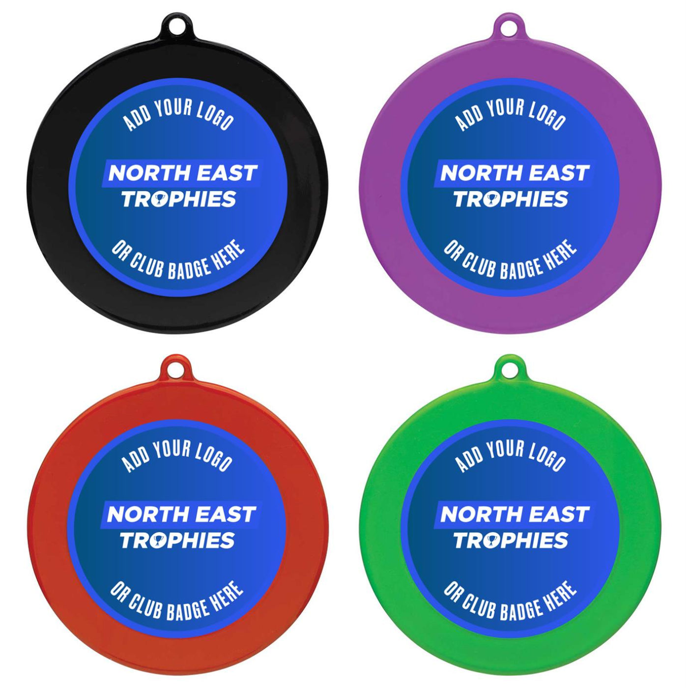 Bespoke Custom Logo Coloured Spectrum Medal - 5.5cm | North East Trophies