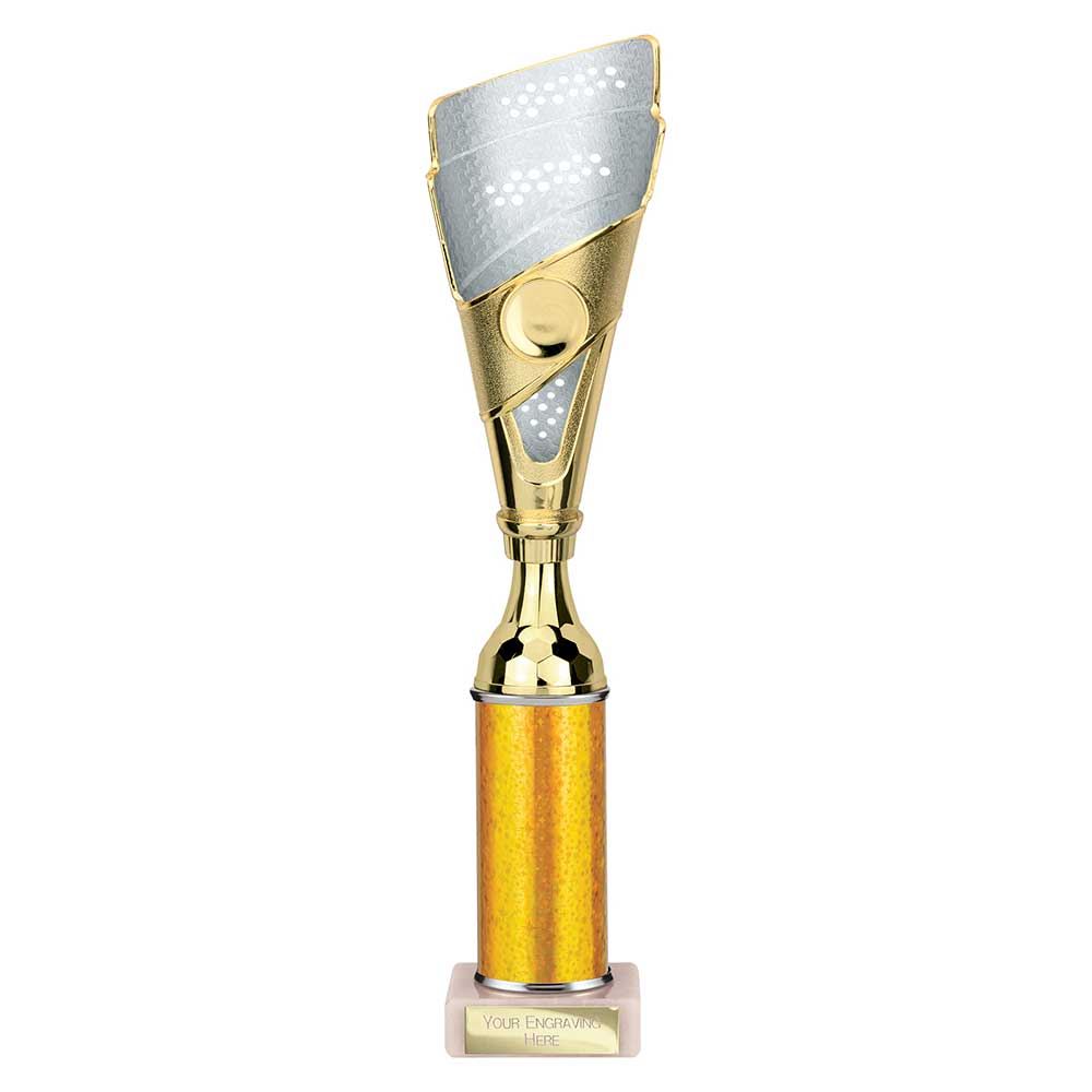 Predator Multisport Tube Trophy - Gold & Silver | North East Trophies