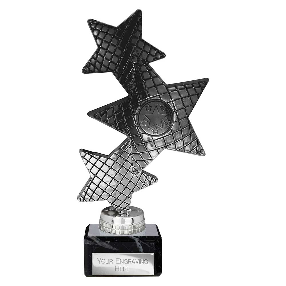 Trinity Star Multisport Trophy - Black & Silver | North East Trophies