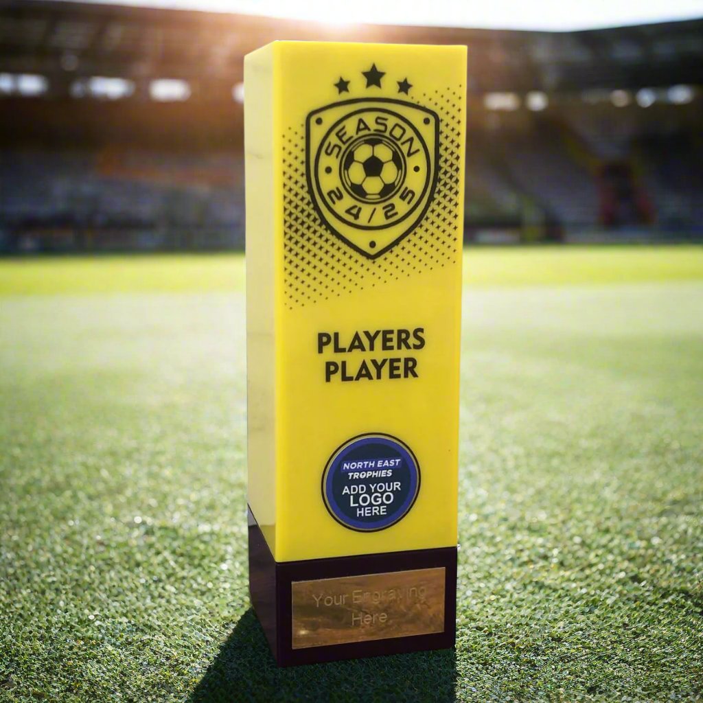 Prodigy Season 24/25 Player's Player Yellow and Purple Football Trophy ...