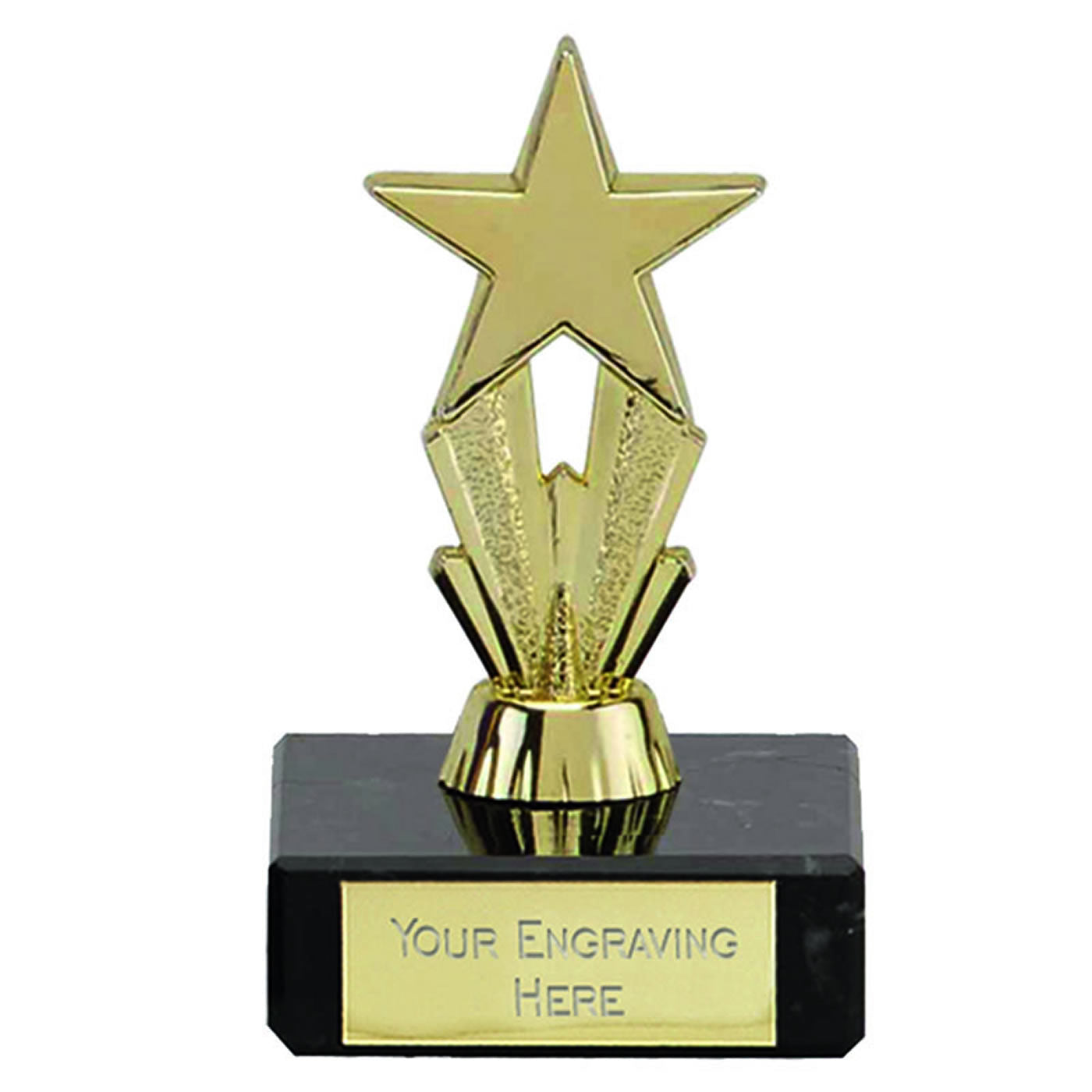 Gold Mini Star Award Micro Star Trophy | North East Trophies