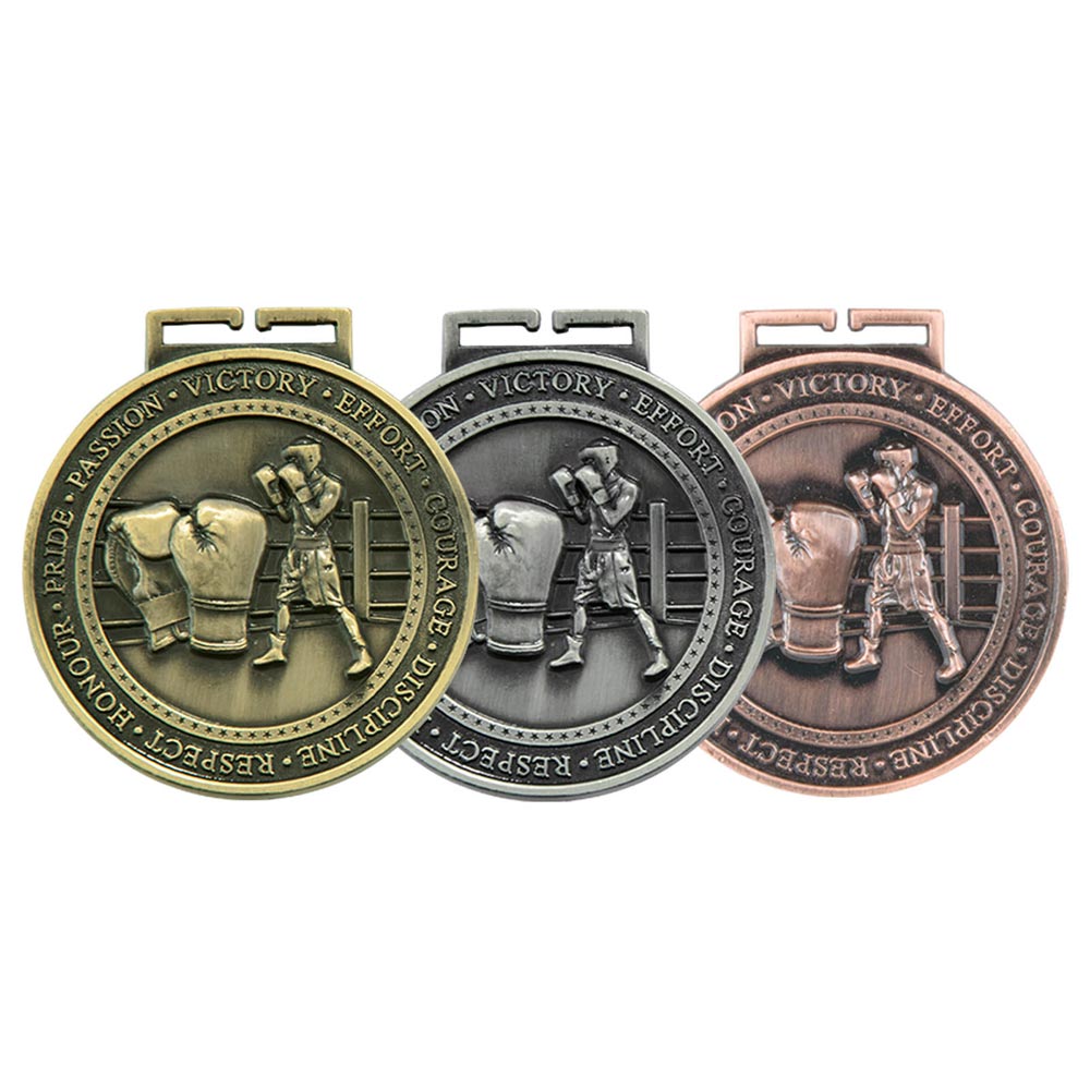 Olympia Boxing Medal 7cm in Gold, Silver & Bronze – North East Trophies