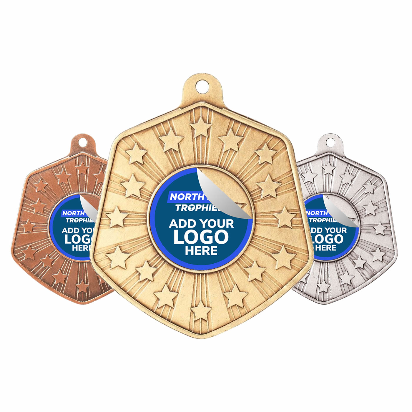 Falcon Medal with Your Design Medal 6.5cm – North East Trophies