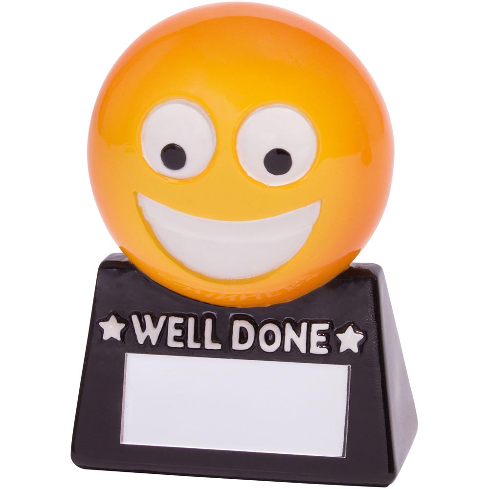 Smiler Well Done Fun Trophy Award | North East Trophies