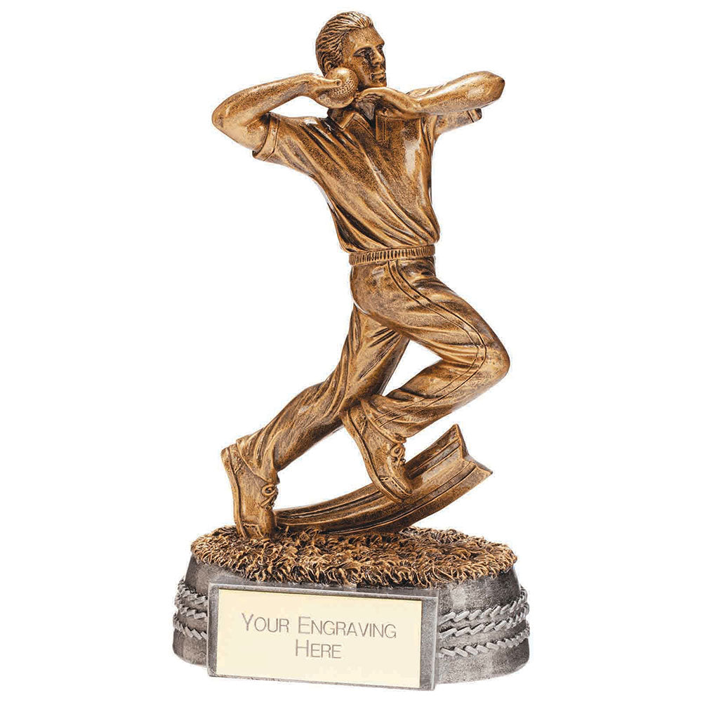 Centurion Cricket Trophy Bowler Figure Trophy – North East Trophies