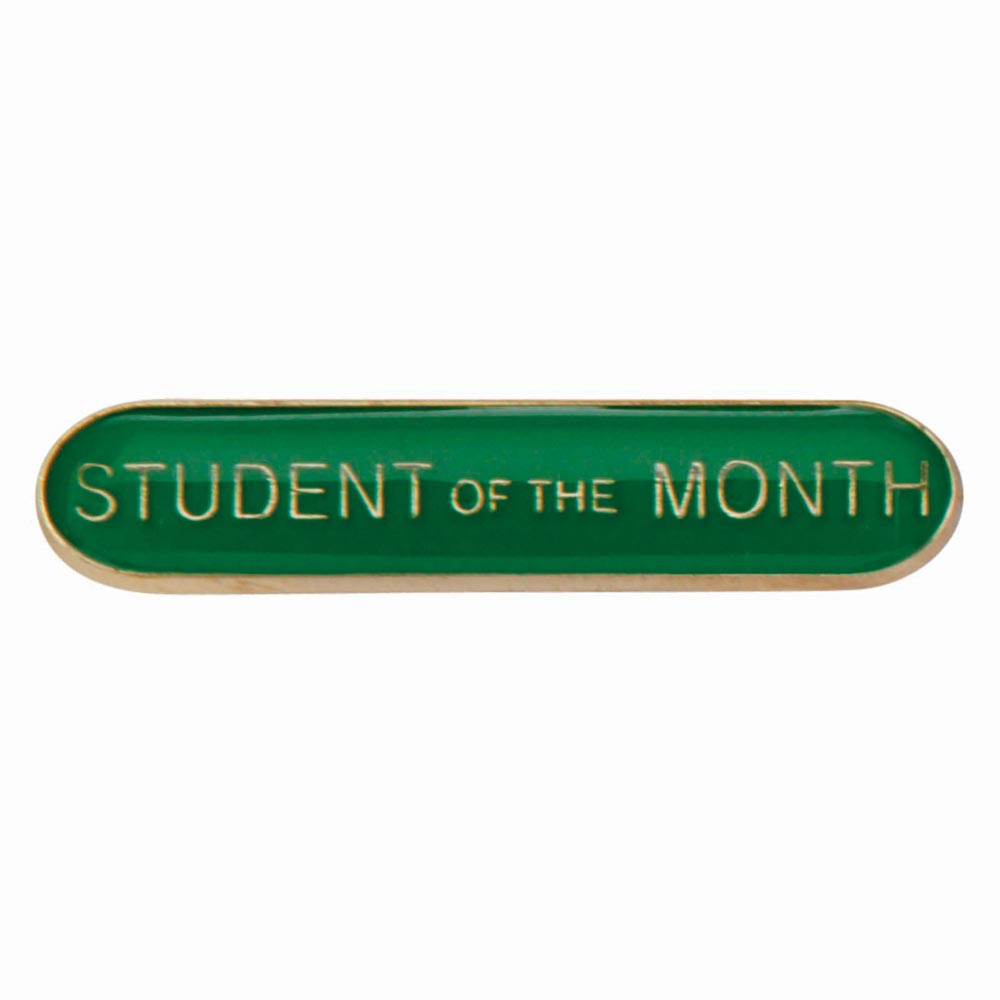 Student of Month Green Bar Badge – North East Trophies