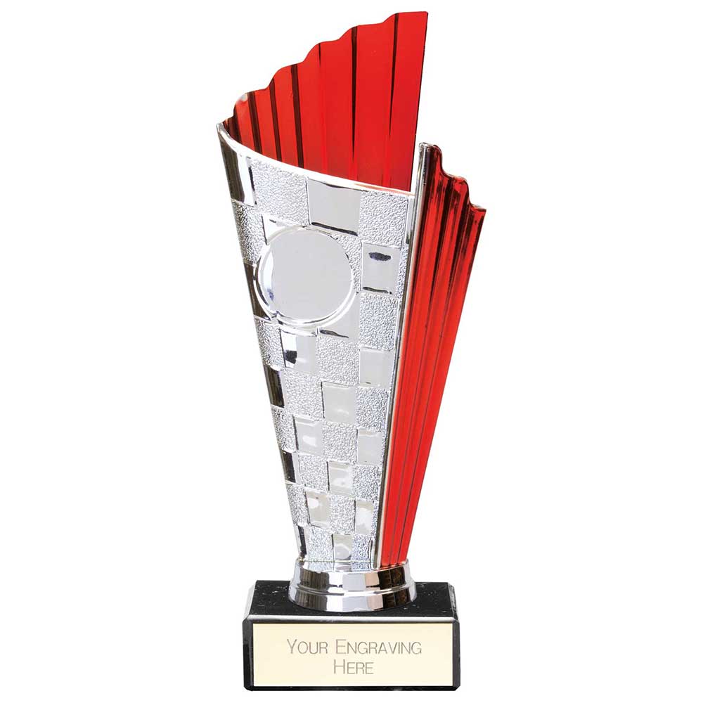 Flash Legend Trophy in Red – North East Trophies