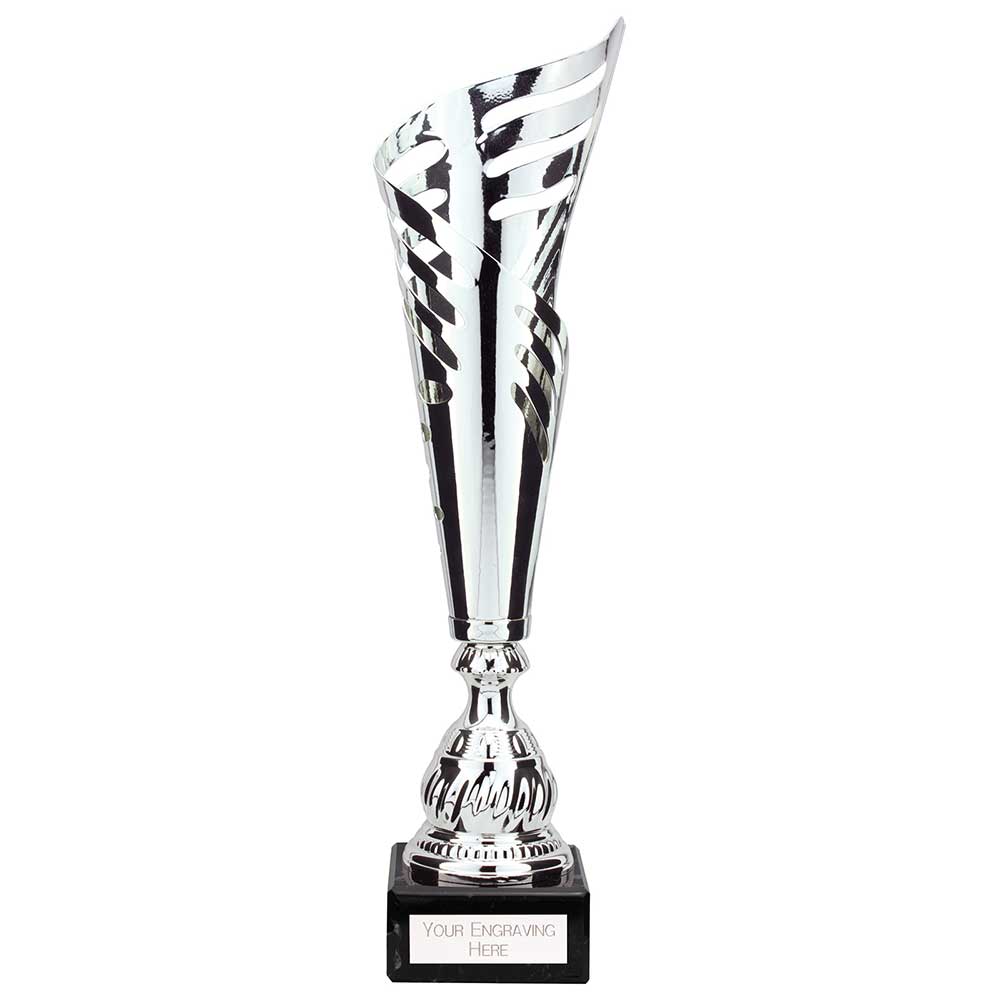 Atlantis Laser Cut Trophy Cup - Silver – North East Trophies